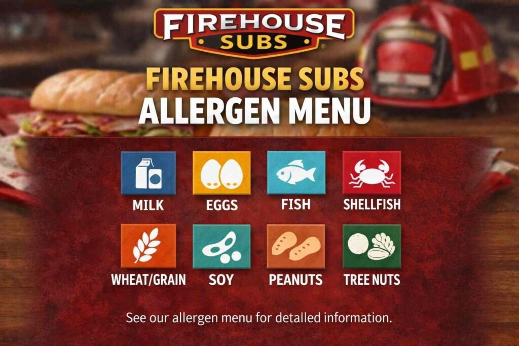 Firehouse Subs Allergen Menu with Sensitive Ingredients Information